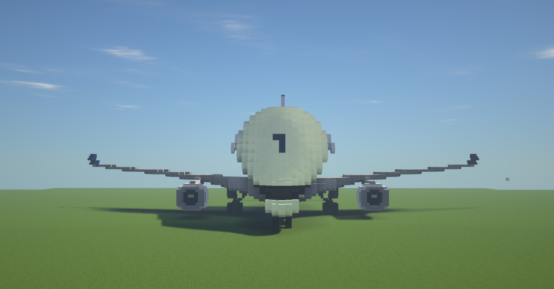 Updated Airbus Beluga XL 1.5:1 scale Minecraft Map