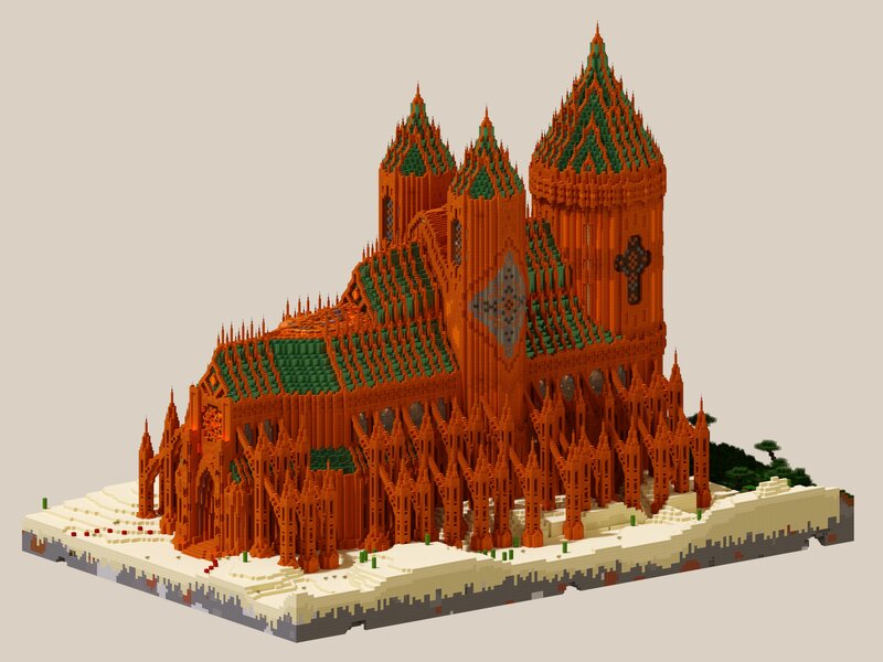 Red Desert Cathedral - *WIP* Minecraft Map