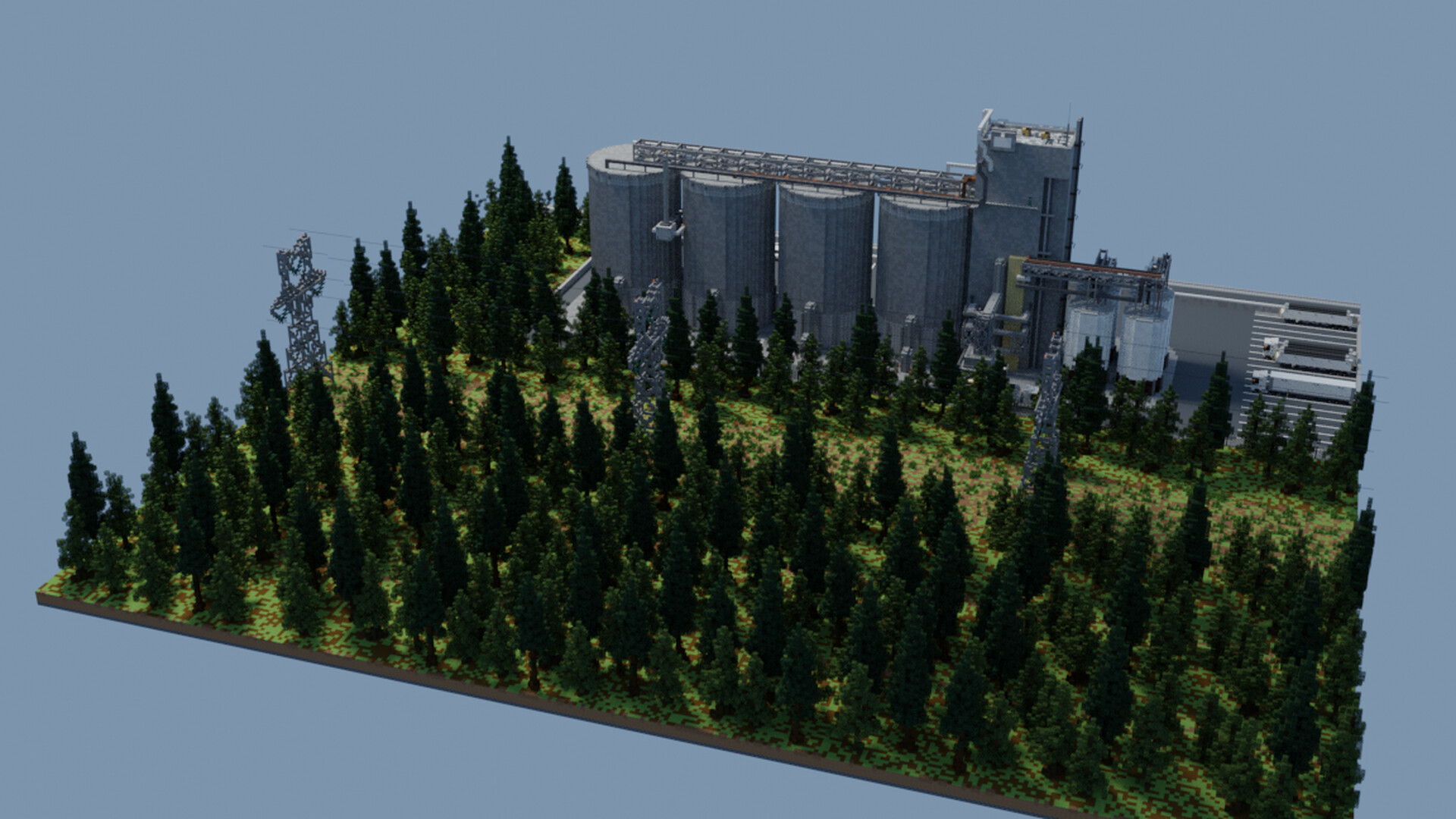 Grain Storage Silos [+Download] Minecraft Map