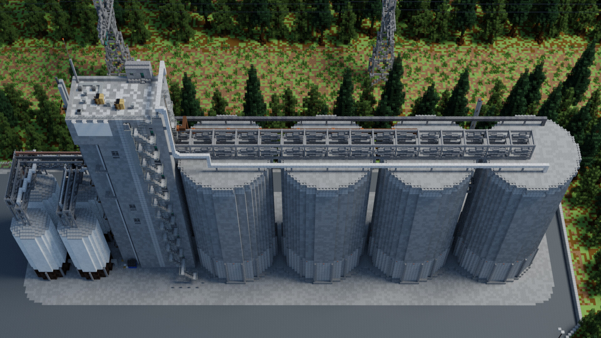 Grain Storage Silos [+Download] Minecraft Map