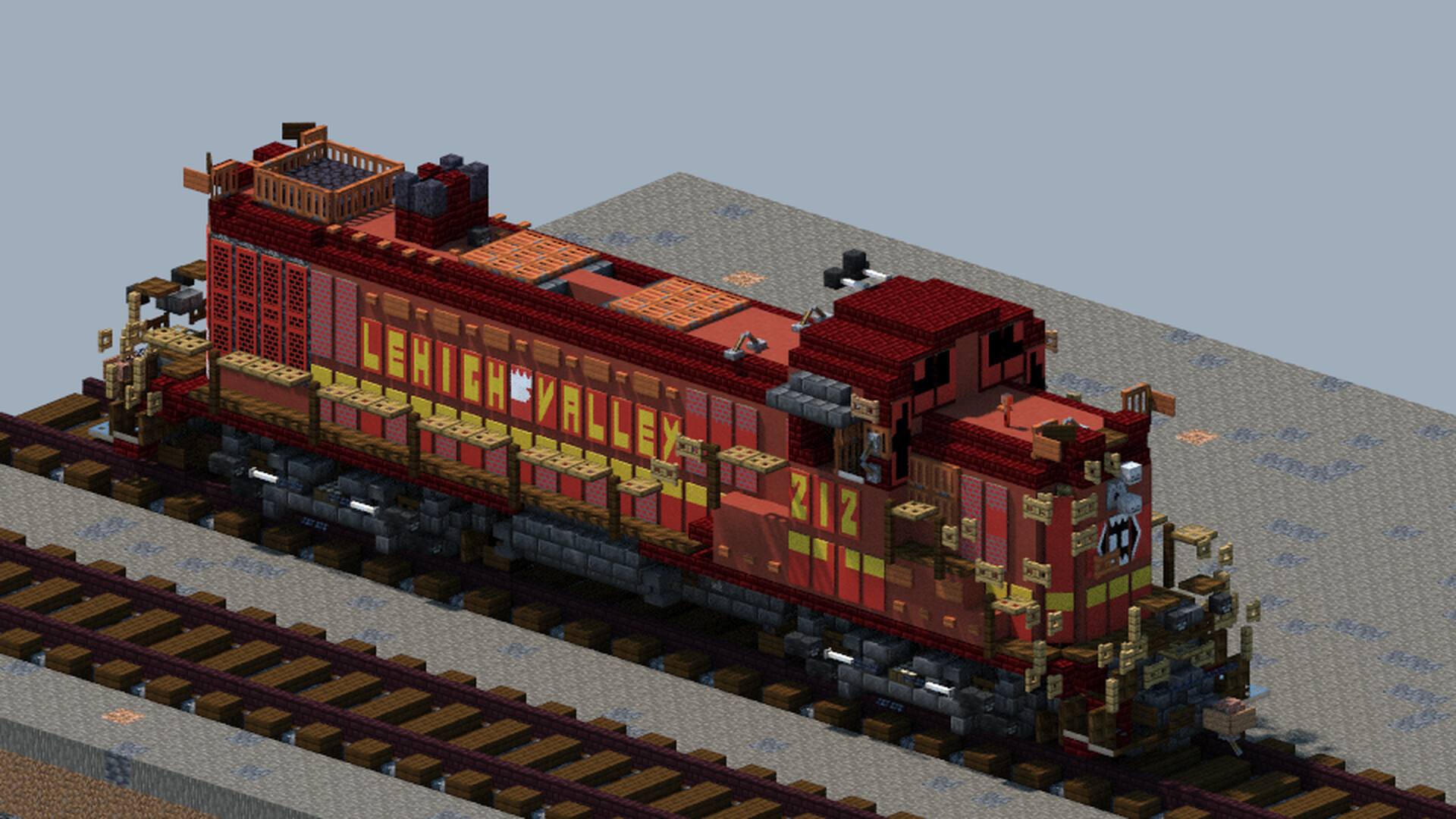 Alco RS-3, Diesel locomotive [With Download] Minecraft Map