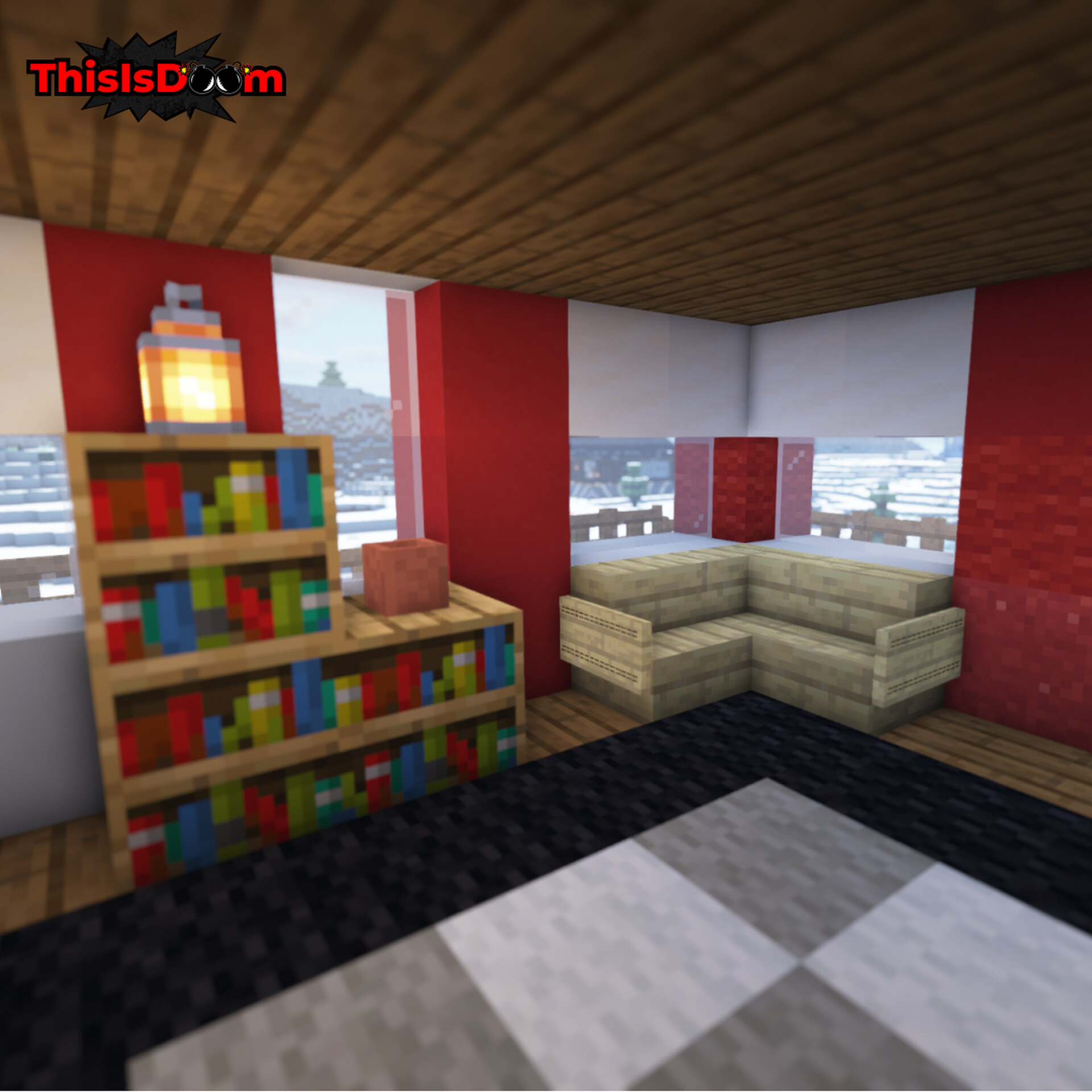 Japanese Stilt House (Build and Litematic) Minecraft Map