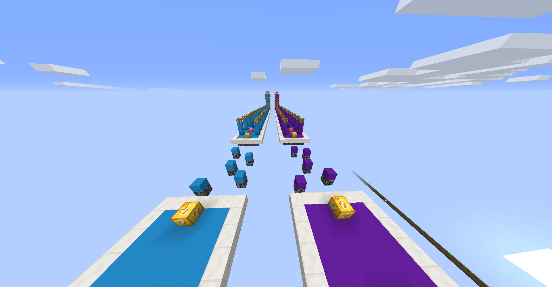 lucky block race Minecraft Map