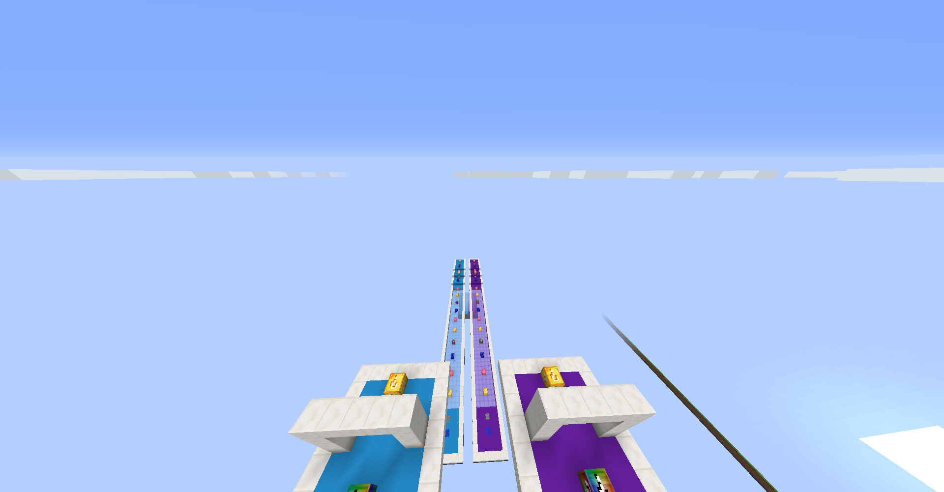lucky block race Minecraft Map