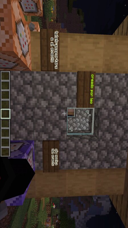 Bloque de comandos evento Minecraft Map