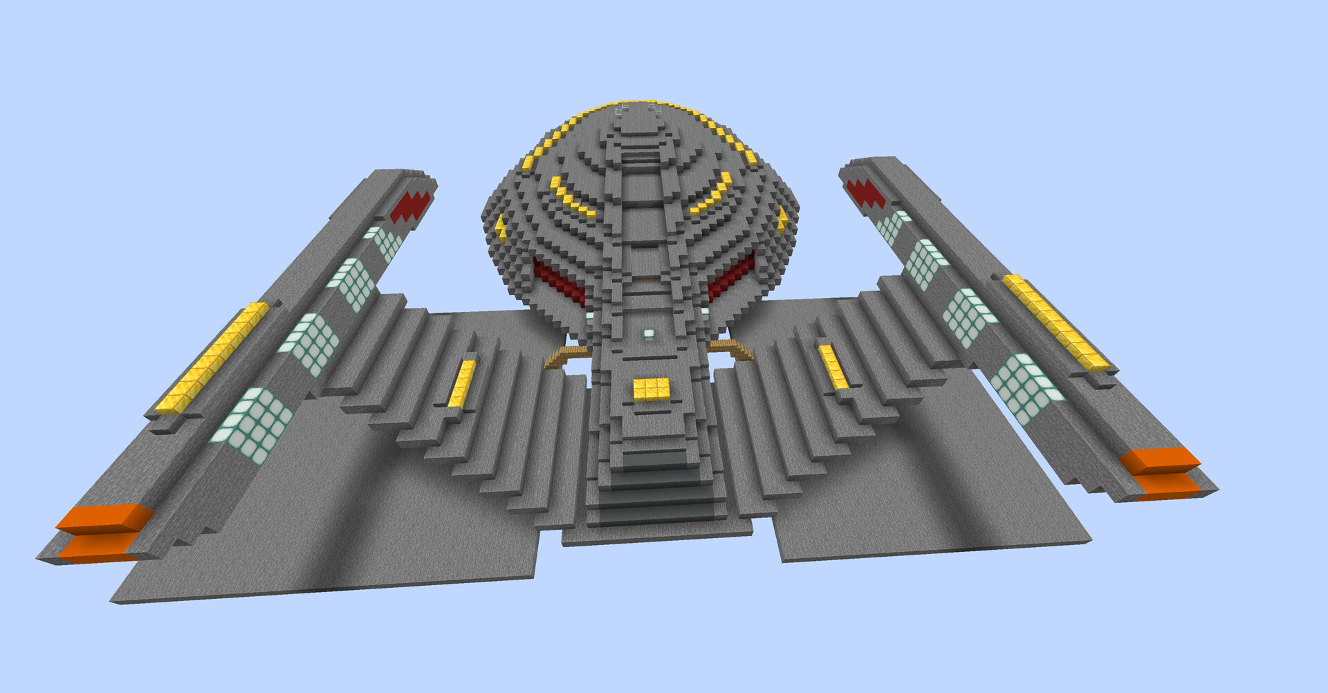 Inquiry class starship (1/2 scale) Minecraft Map