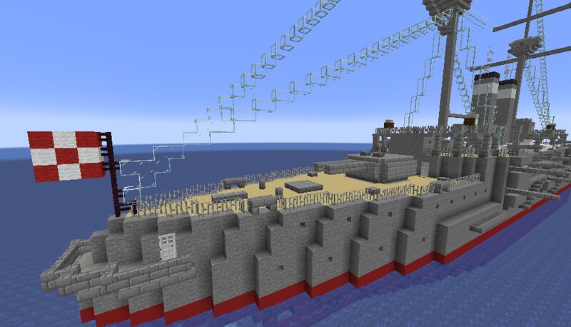 Asama-class Armored Cruisers - Imperial Japanese Navy (November 1908) Minecraft Map