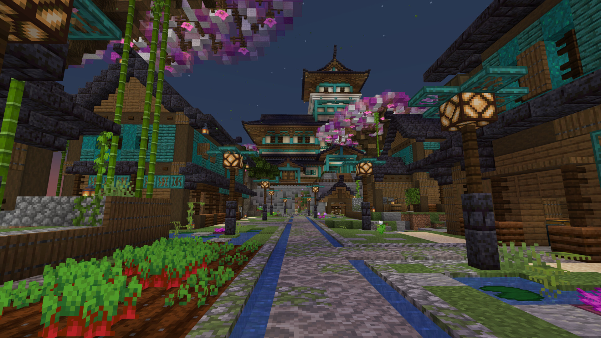 Sakura Spawn Minecraft Map