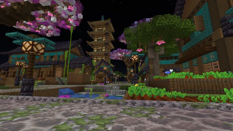 Sakura Spawn Minecraft Map