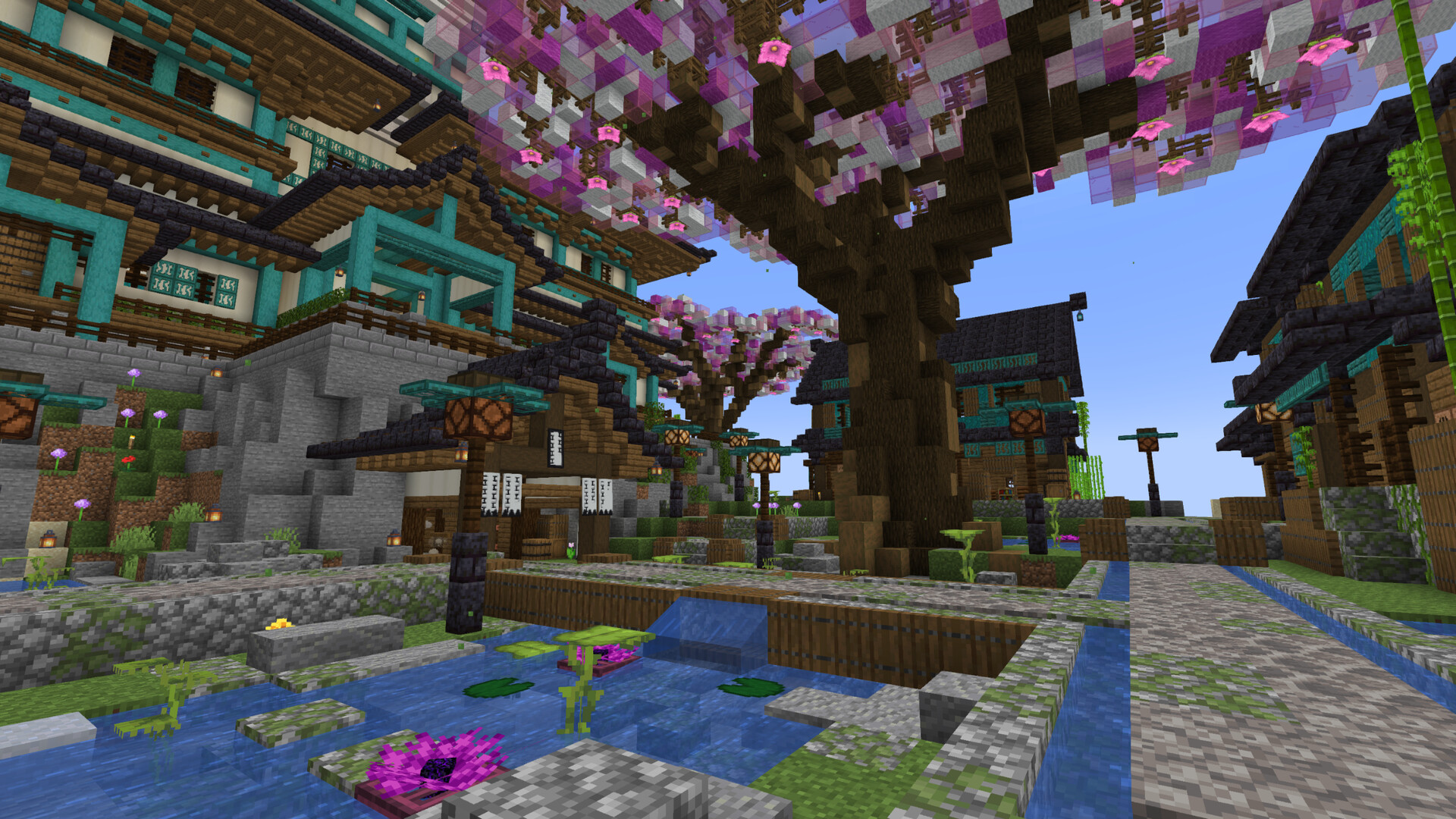 Sakura Spawn Minecraft Map