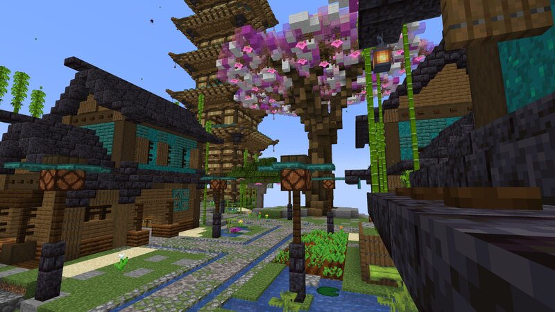 Sakura Spawn Minecraft Map