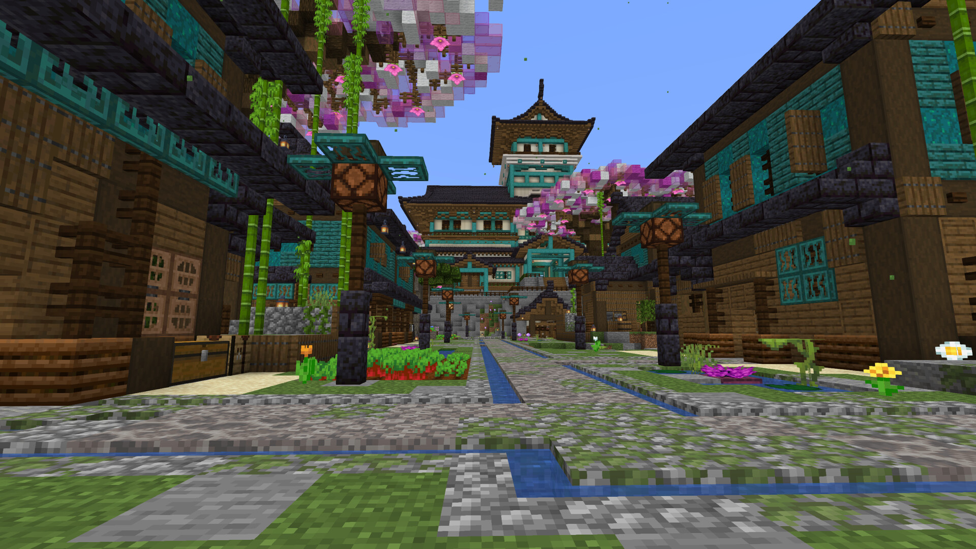 Sakura Spawn Minecraft Map