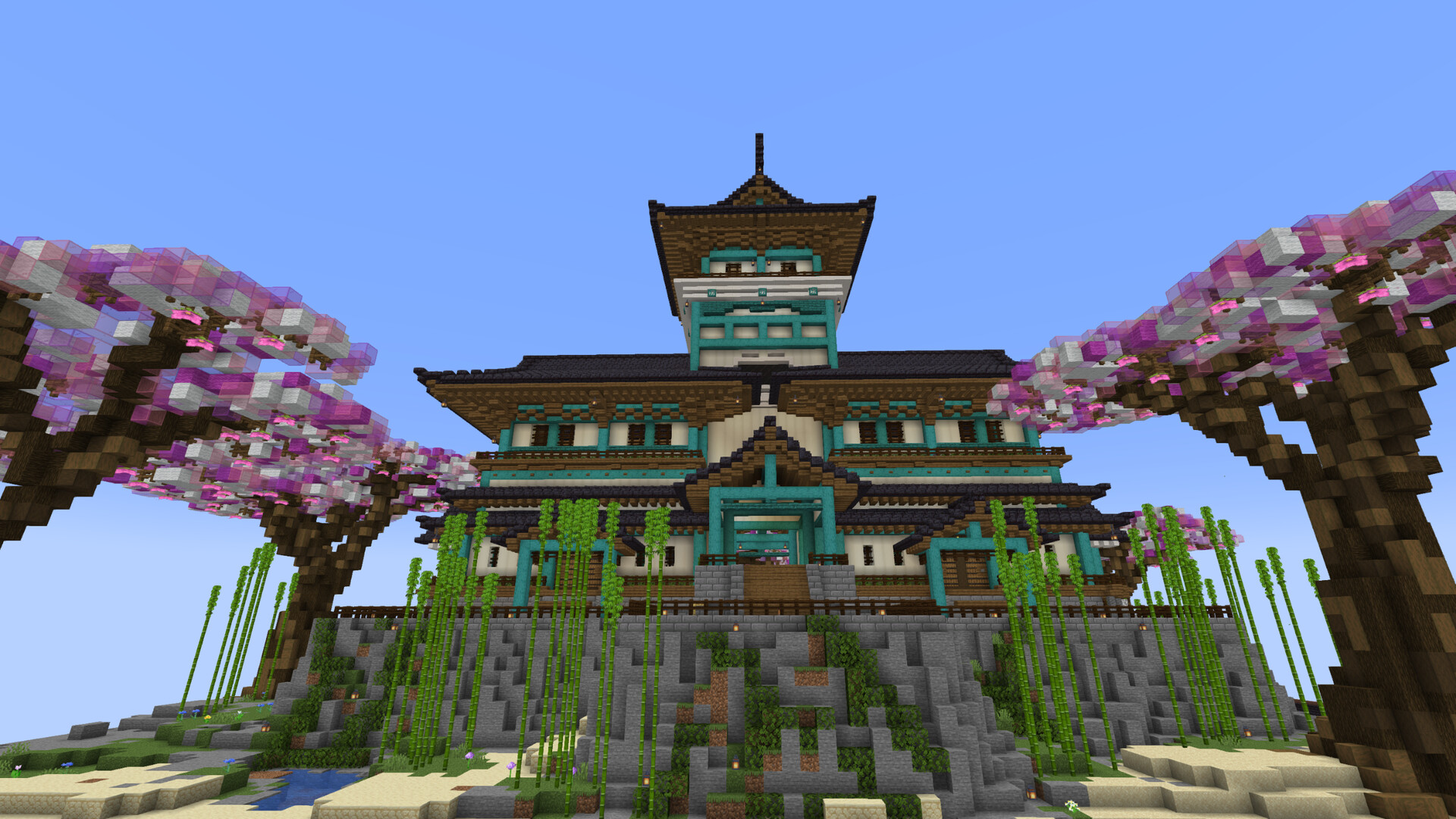 Sakura Spawn Minecraft Map