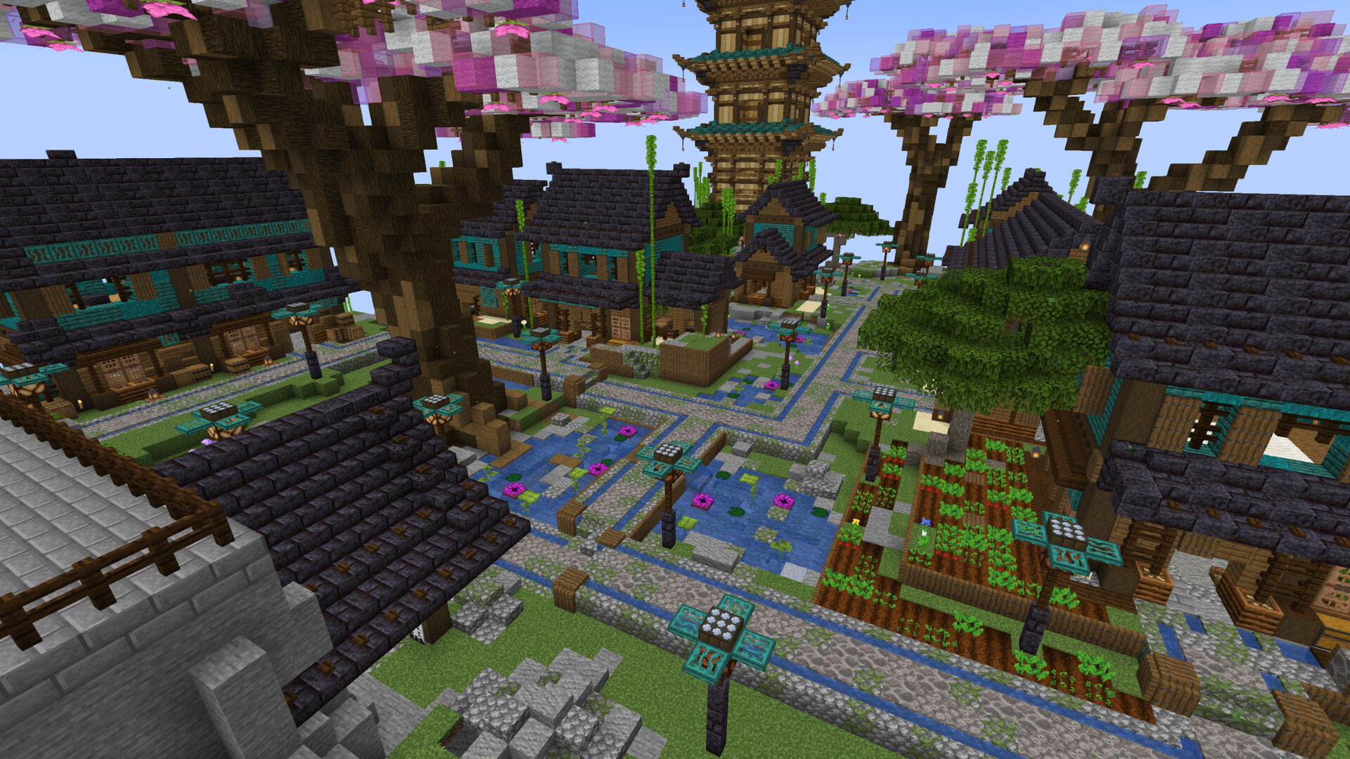 Sakura Spawn Minecraft Map