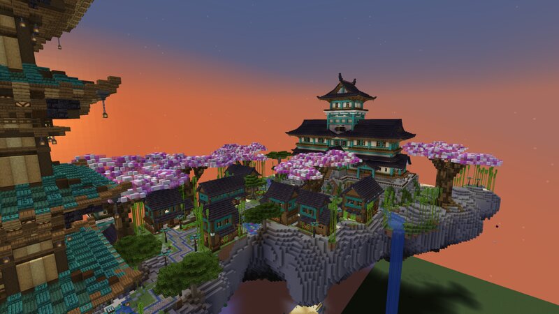 Sakura Spawn Minecraft Map