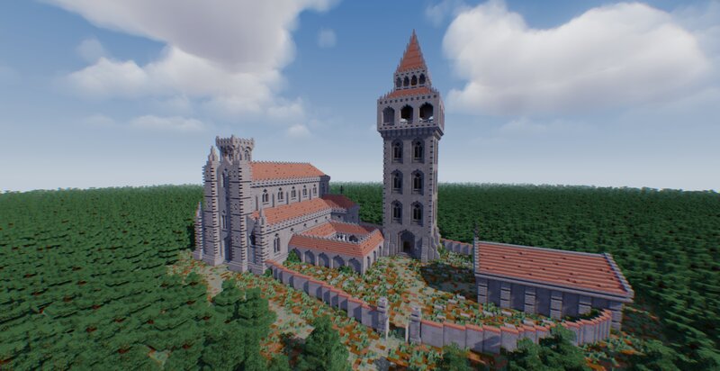 Grayrock monastery [Downloadable] Minecraft Map