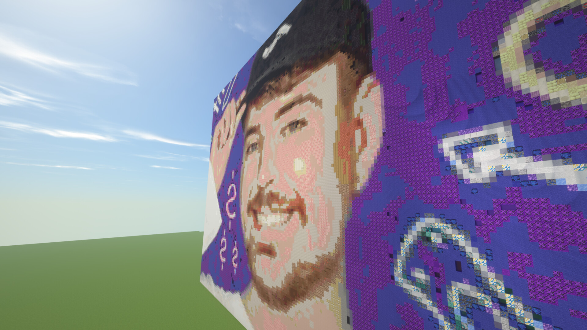 MR BEAST -HUGE PIXEL ART - FREE DOWNLOAD! Minecraft Map