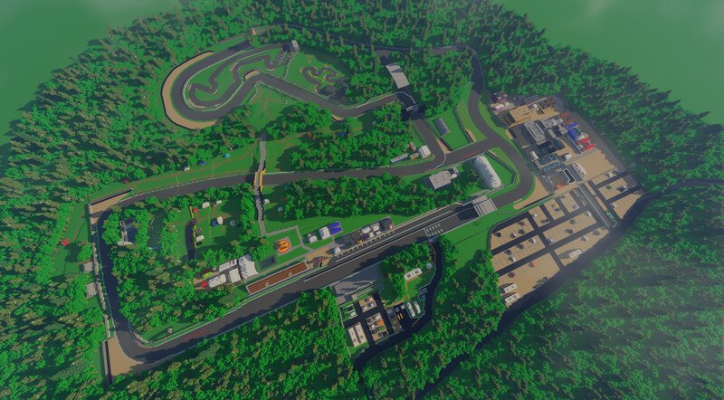 RTE2 | INDEV - Road America - Ice boat track Minecraft Map