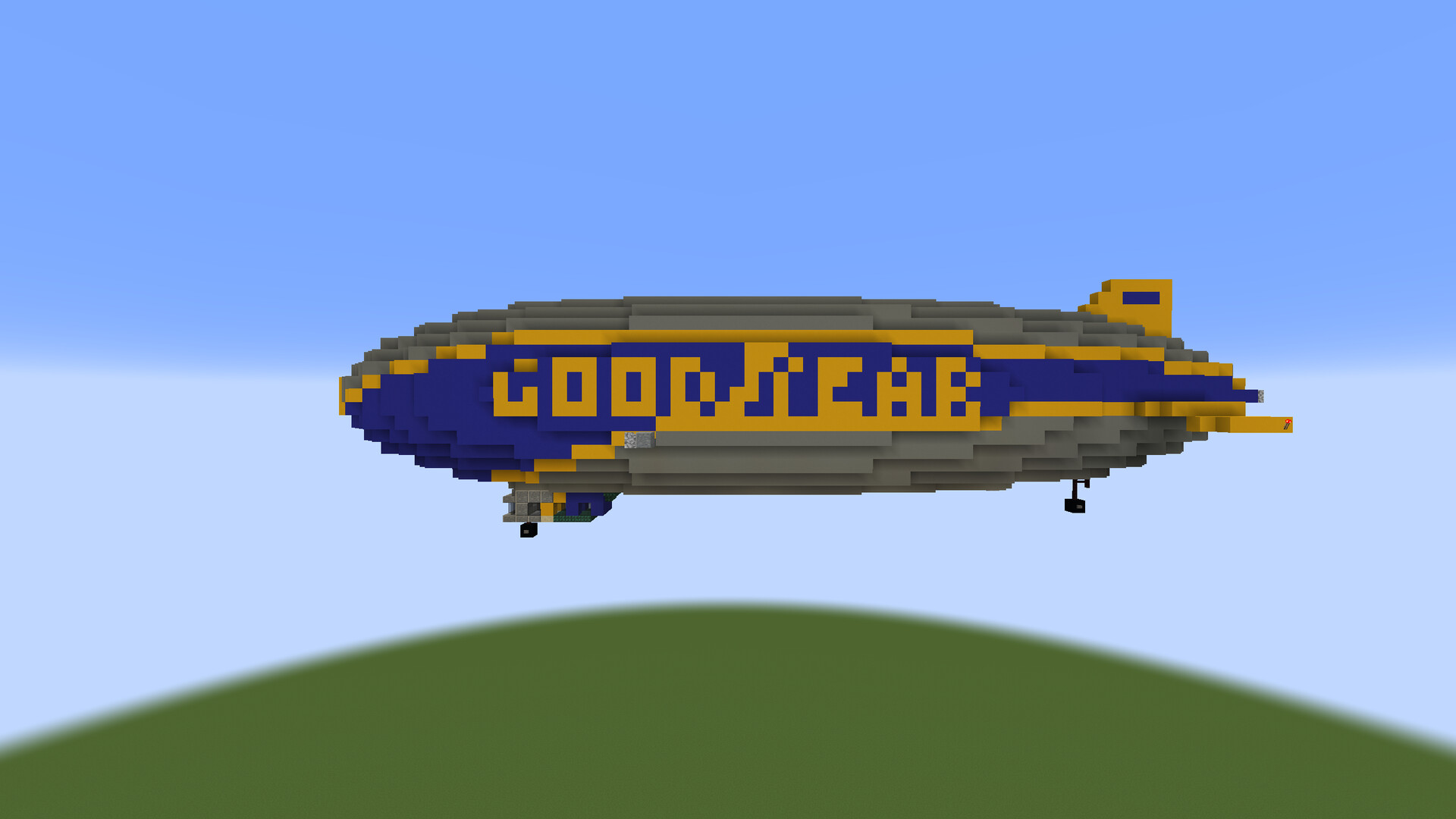 Zeppelin NT airship (Goodyear) Minecraft Map