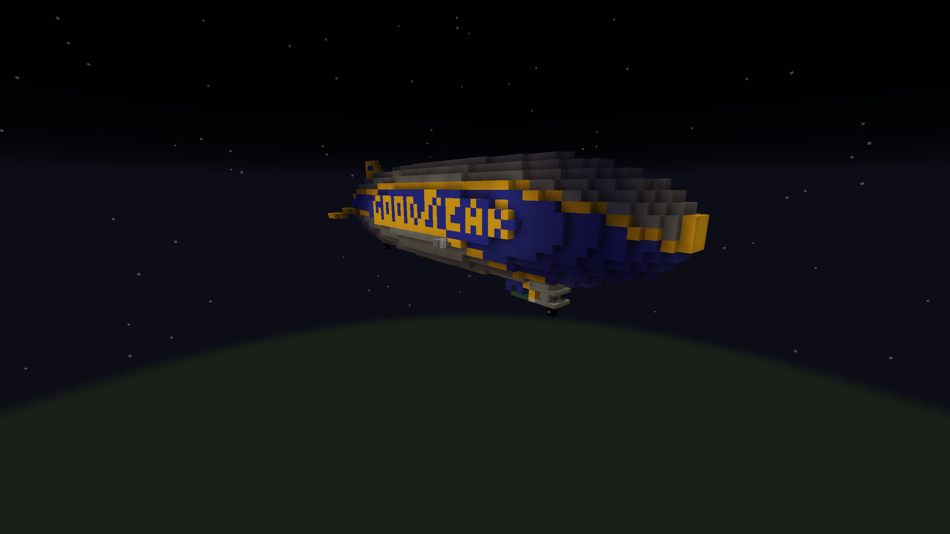 Zeppelin NT airship (Goodyear) Minecraft Map