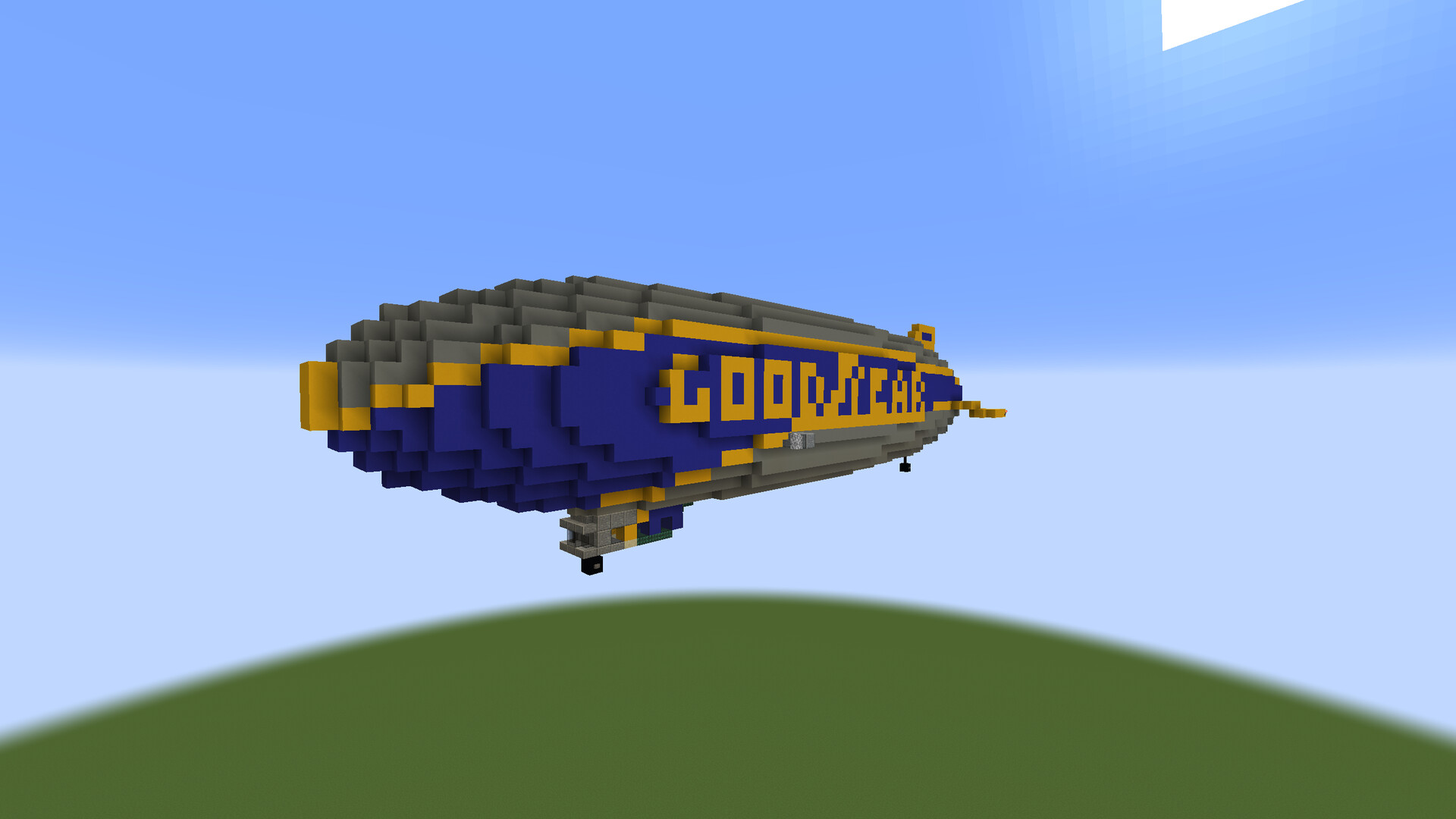 Zeppelin NT airship (Goodyear) Minecraft Map