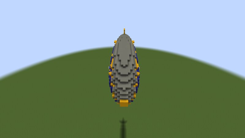 Zeppelin NT airship (Goodyear) Minecraft Map