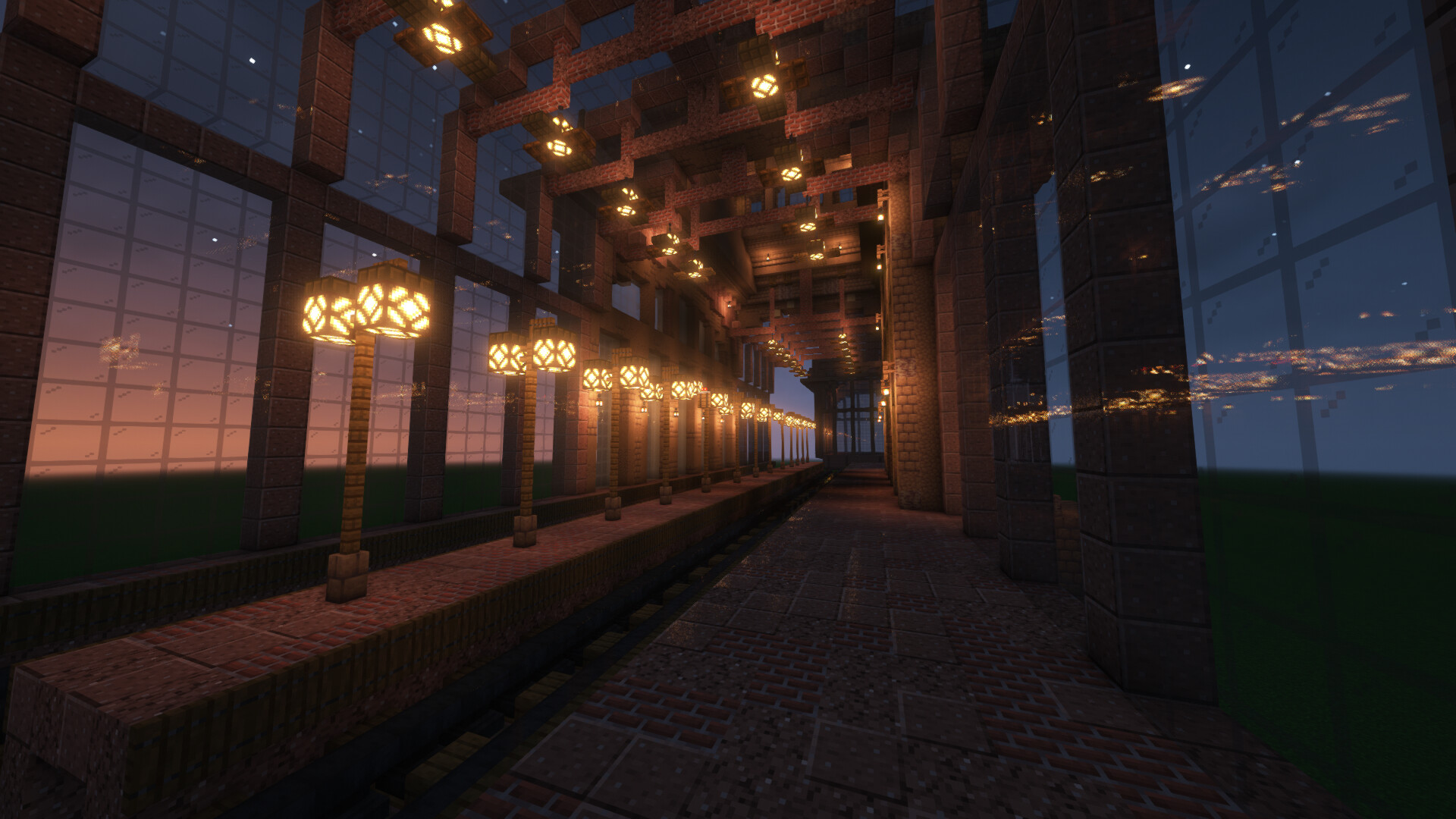 1.19 Train station build Minecraft Map