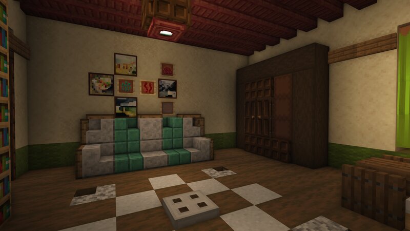 Protagonist's house (Vermeil in Gold) Minecraft Map