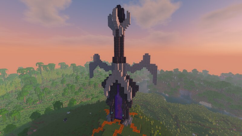 Sword Netherportal - Minecraft Tutorial - Building is our craft Ahu ...