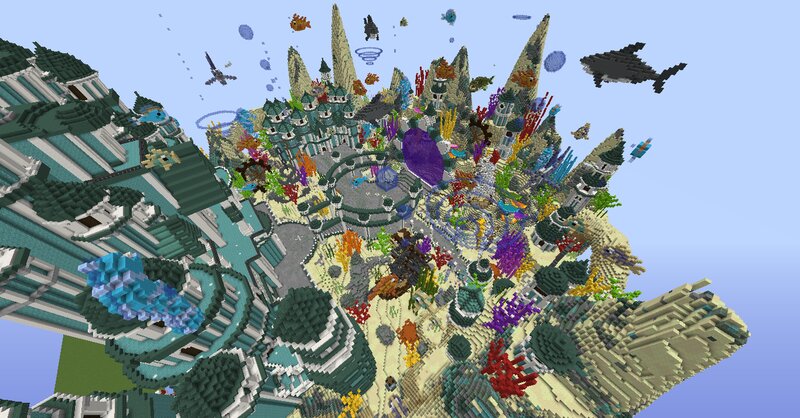 MAIN LOBBY MARINE OCEAN Minecraft Map