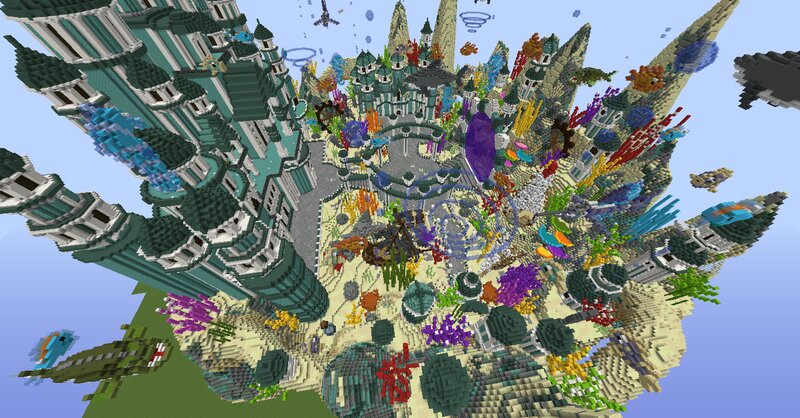MAIN LOBBY MARINE OCEAN Minecraft Map