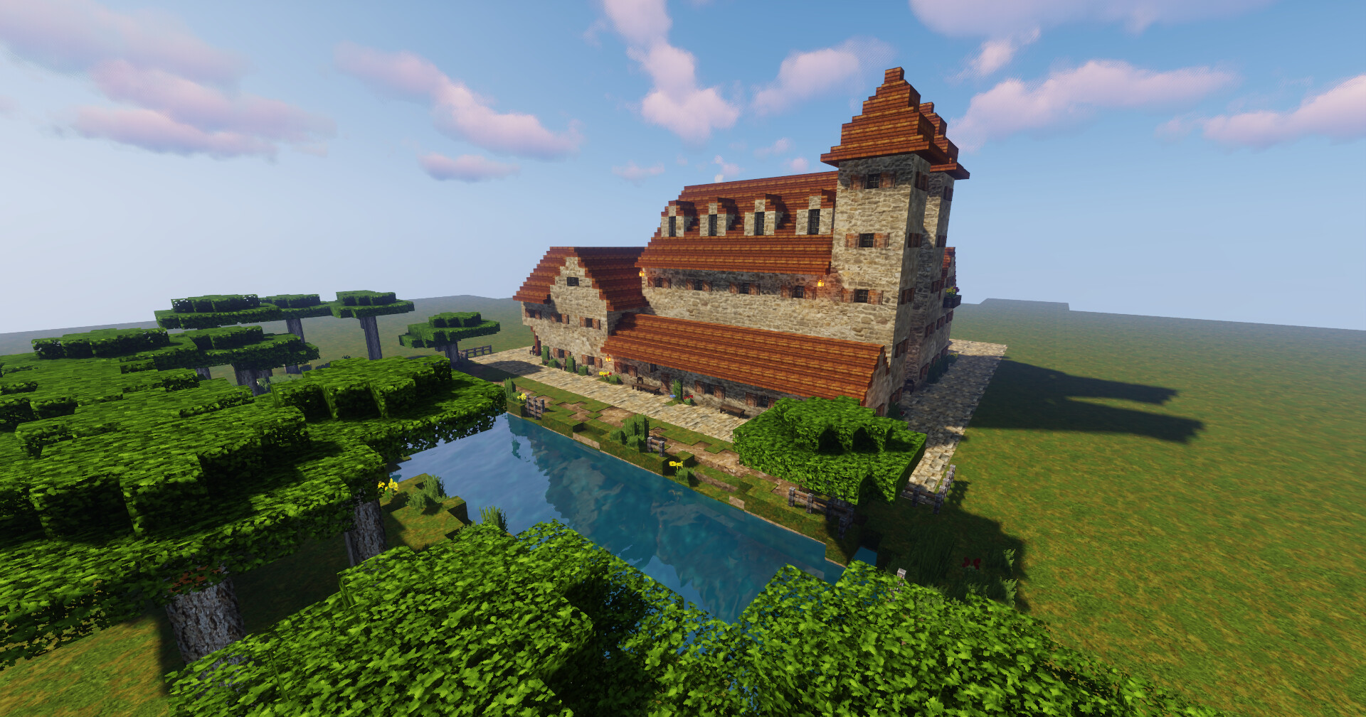 The Bemersyde Abbey Minecraft Map