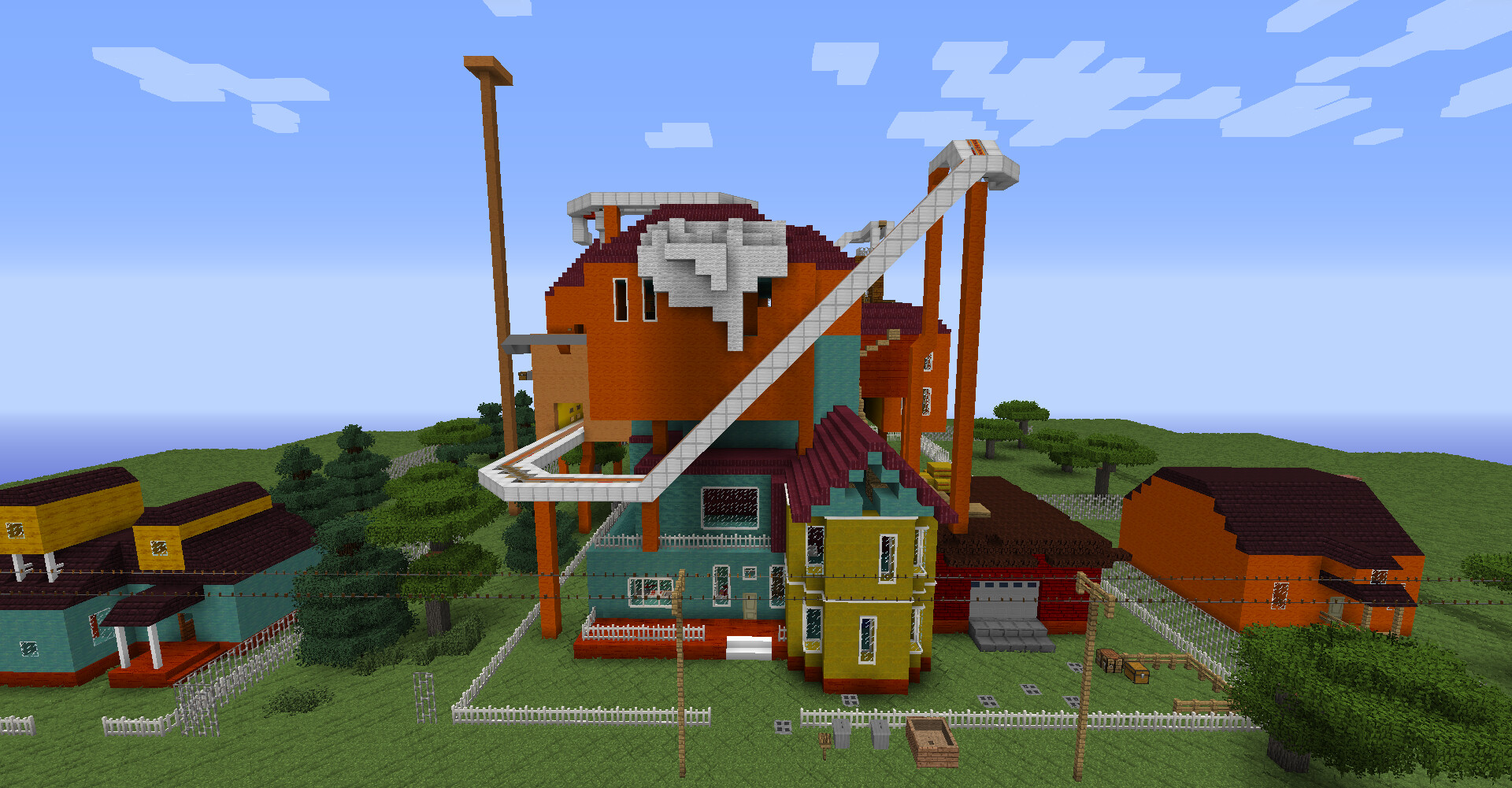 Hello Neighbor By PahaBro 5.5 Minecraft Map