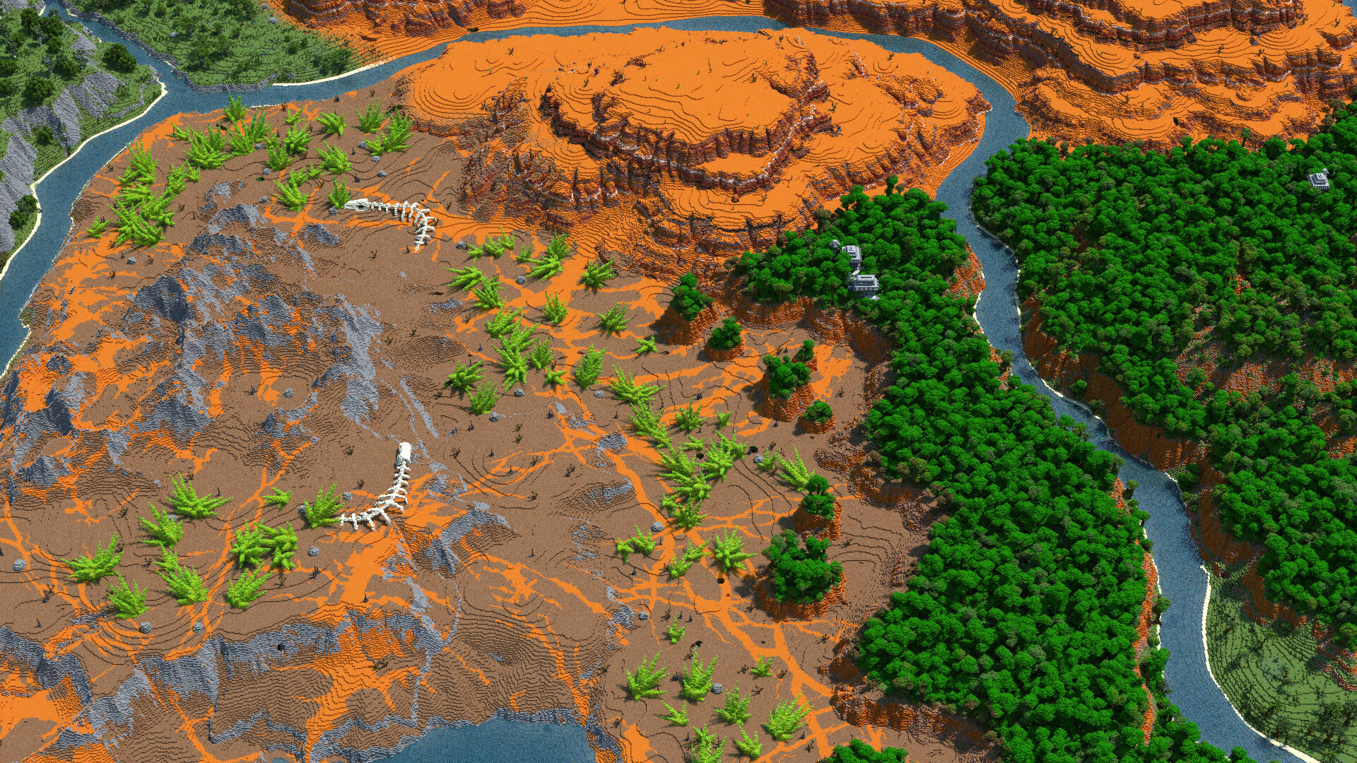 Fantasy survival map [5000x5000] World painter Minecraft Map