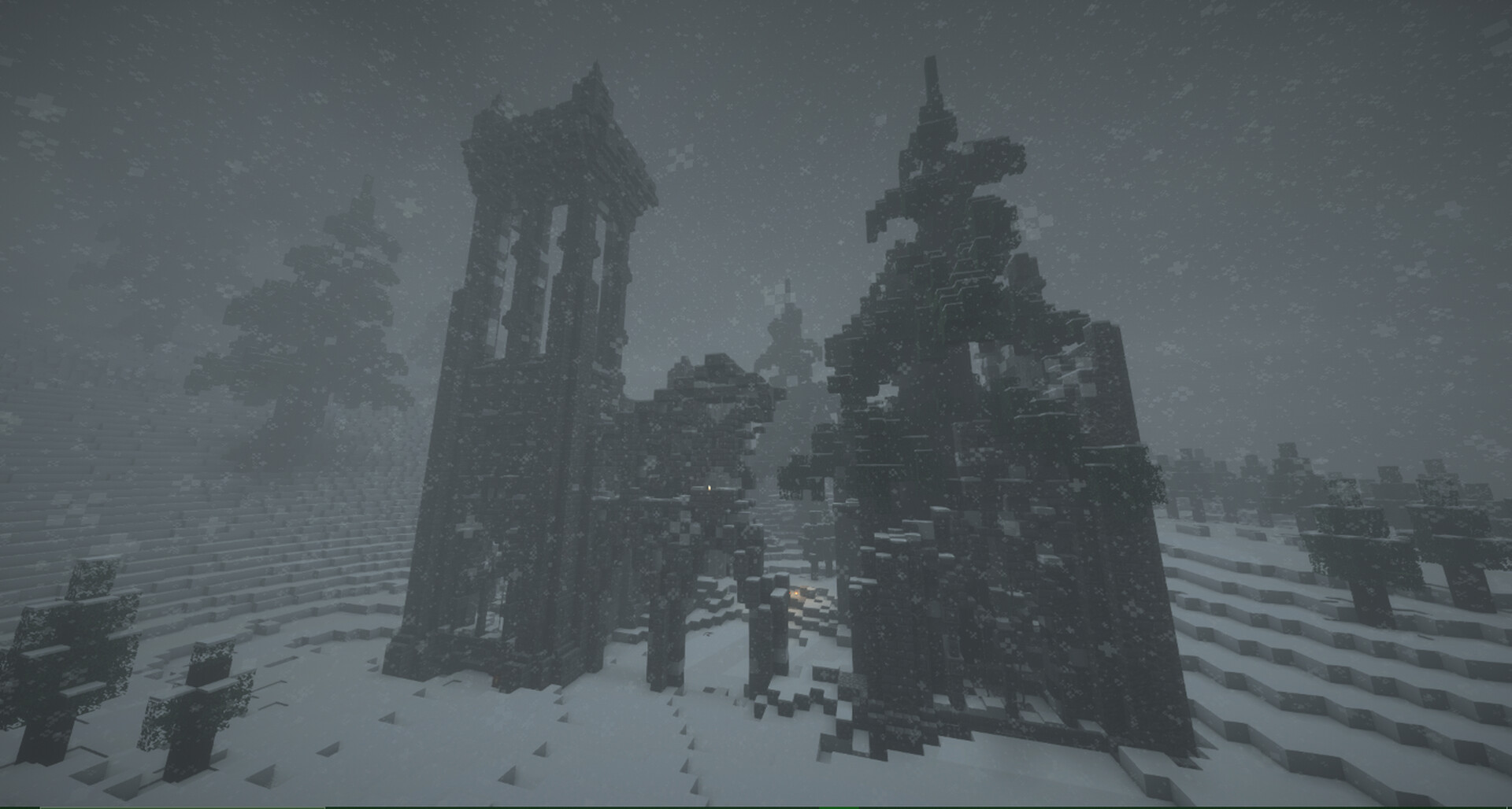 Ruined Cathedral (Schematic) Minecraft Map