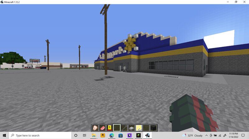 a build of wallmart Minecraft Map