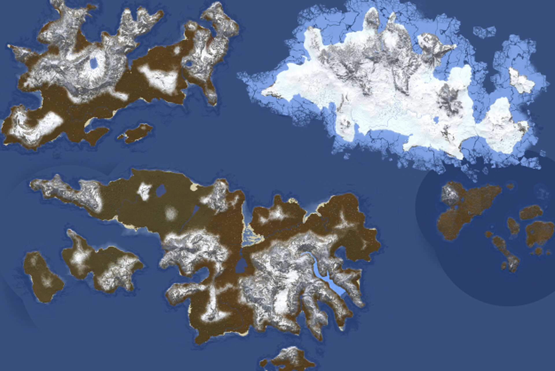 Tundra Land | 5000 x 7000 | Java Edition | 1.18+ Minecraft Map