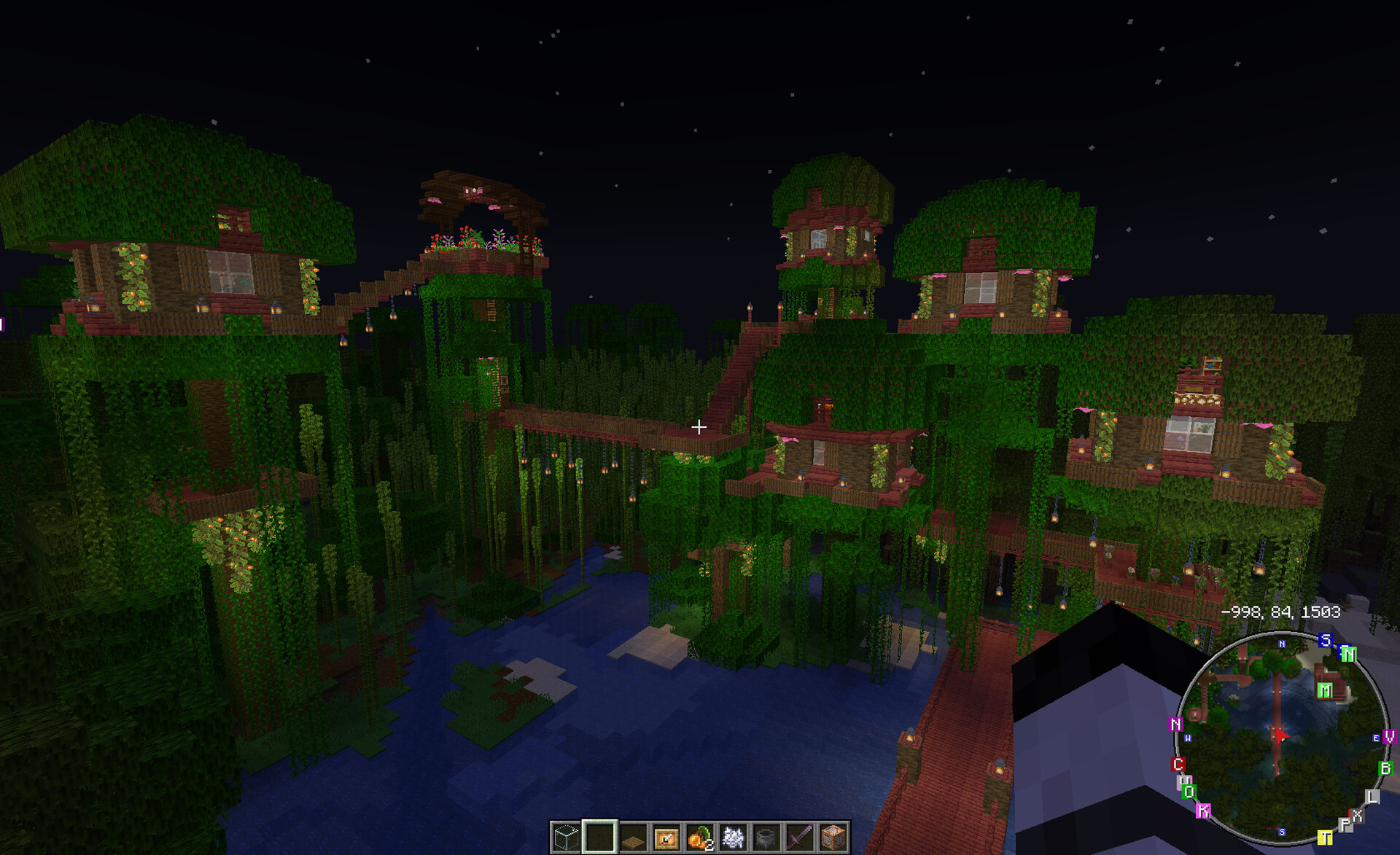Tree Top Village Minecraft Map