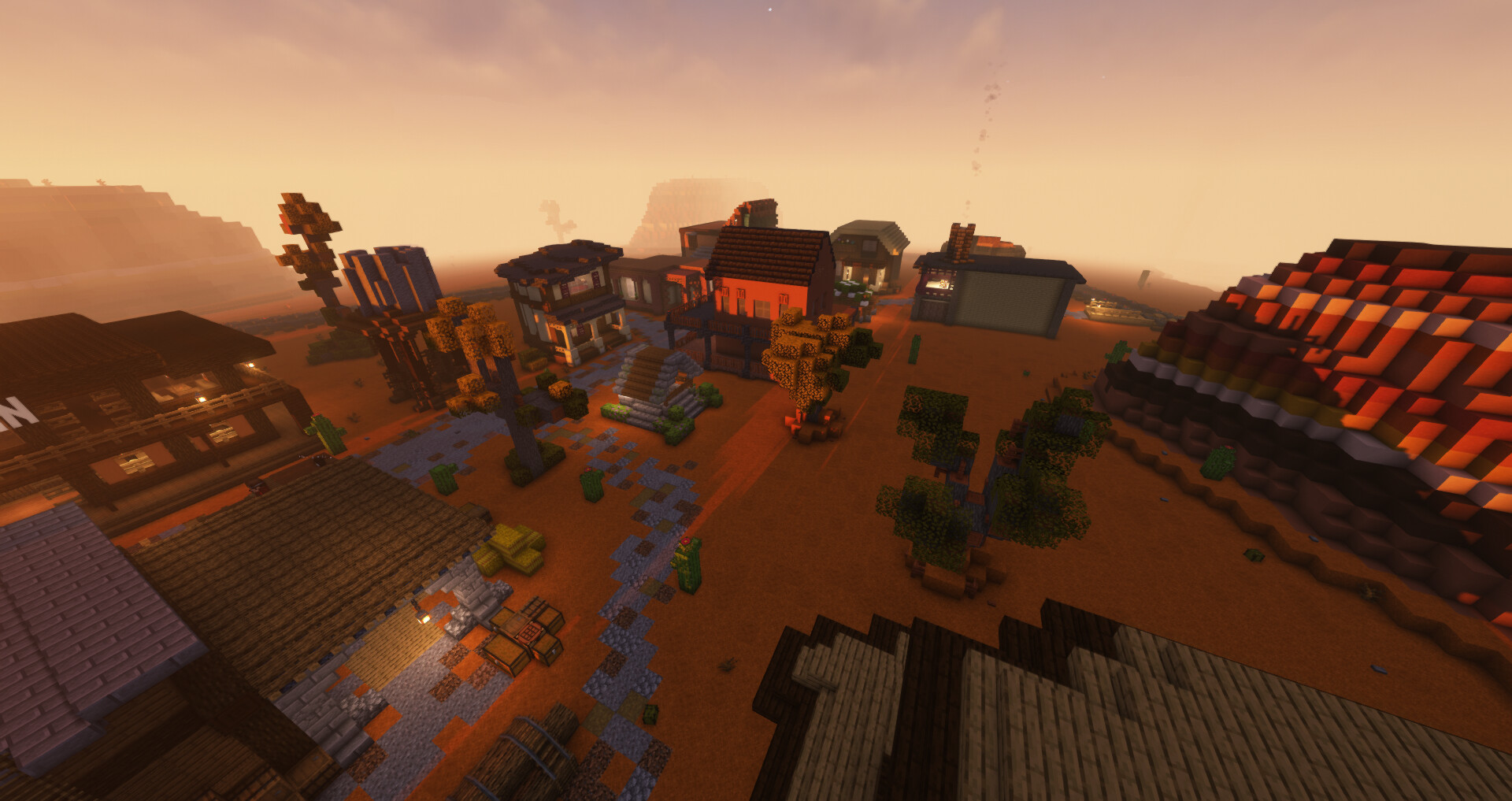 Wild West Build by the ArtfulMelody Community Minecraft Map