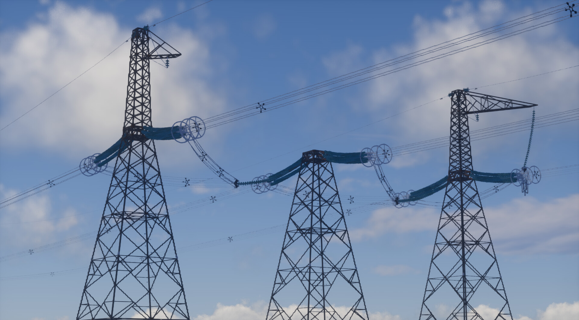 Power line 750kv (лэп750кв) Minecraft Map