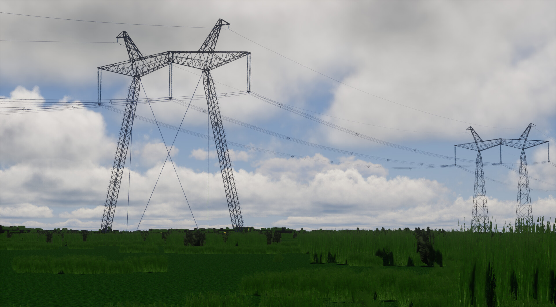 Power line 750kv (лэп750кв) Minecraft Map