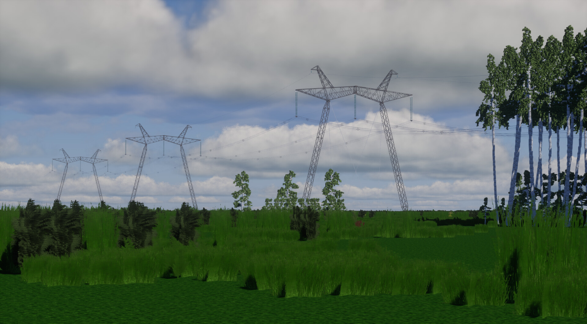 Power line 750kv (лэп750кв) Minecraft Map