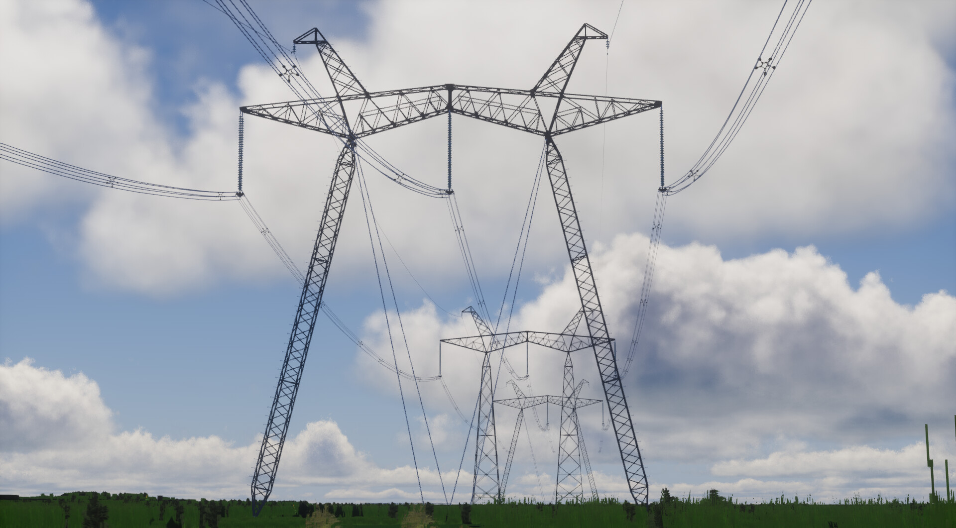 Power line 750kv (лэп750кв) Minecraft Map