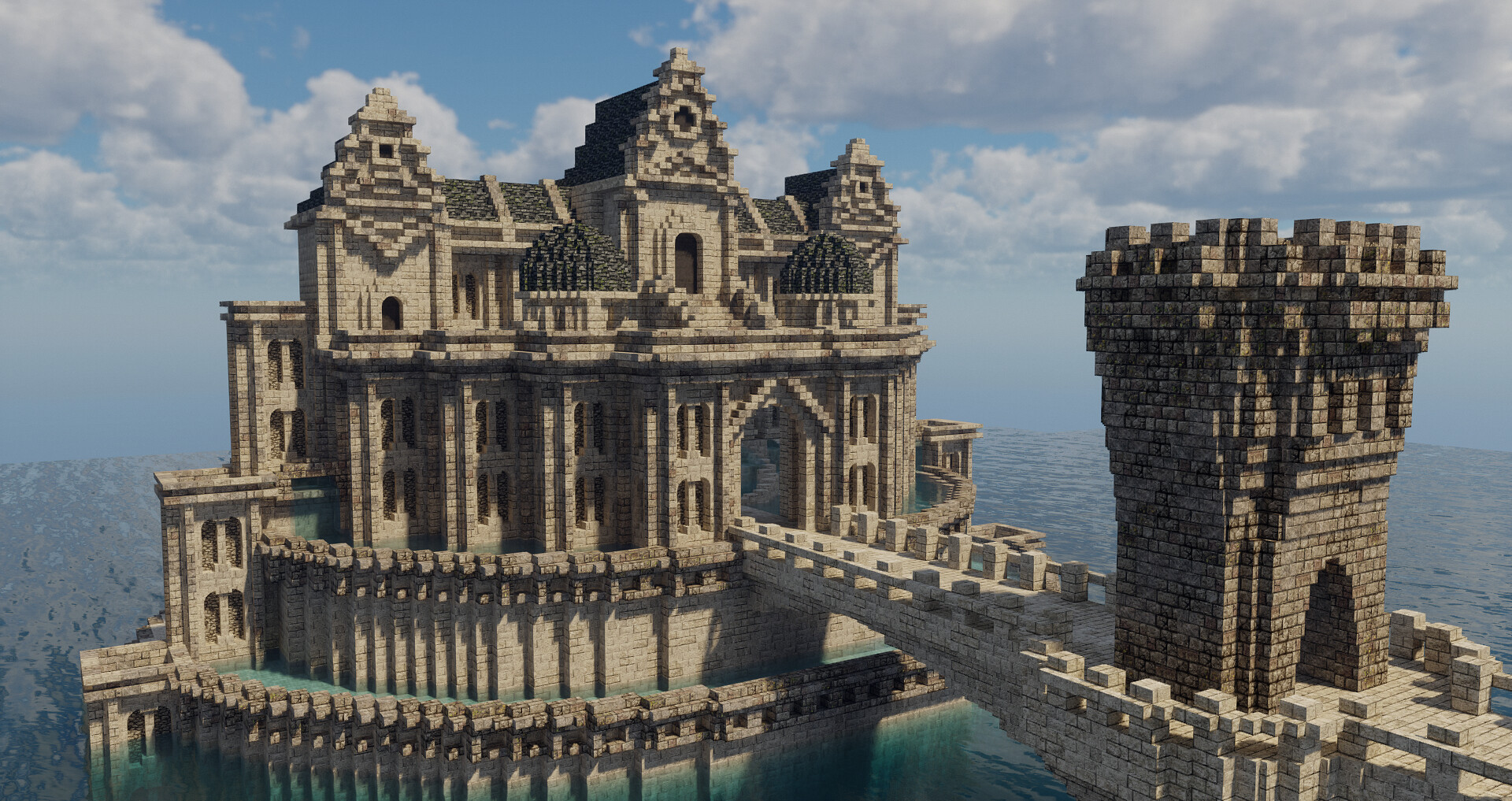Castle on the sea Minecraft Map