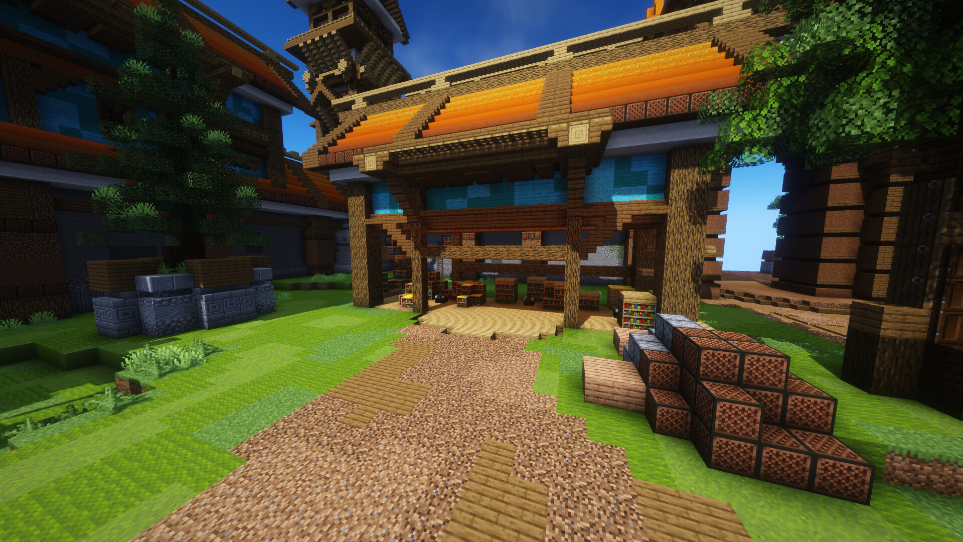 Factions Spawn - Sunflower World Minecraft Map