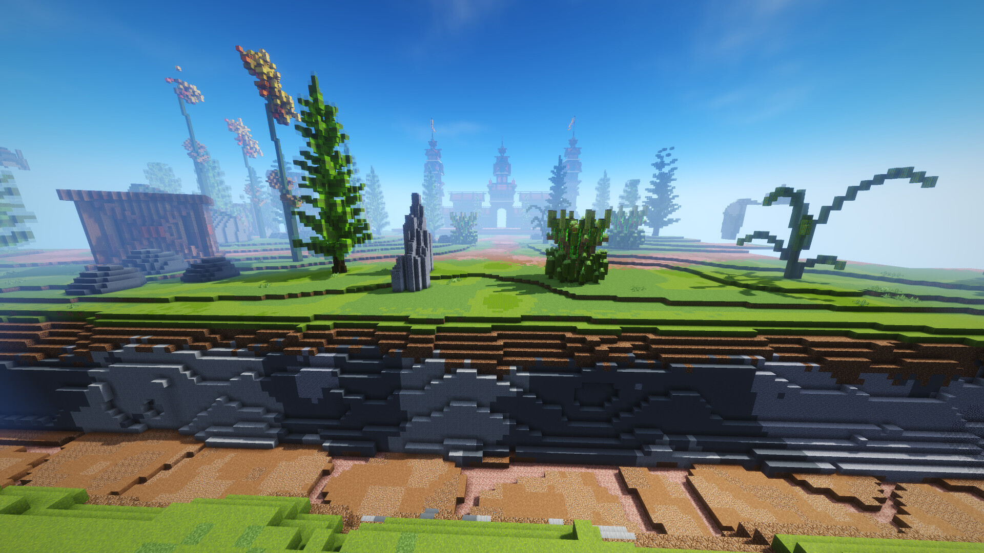 Factions Spawn - Sunflower World Minecraft Map