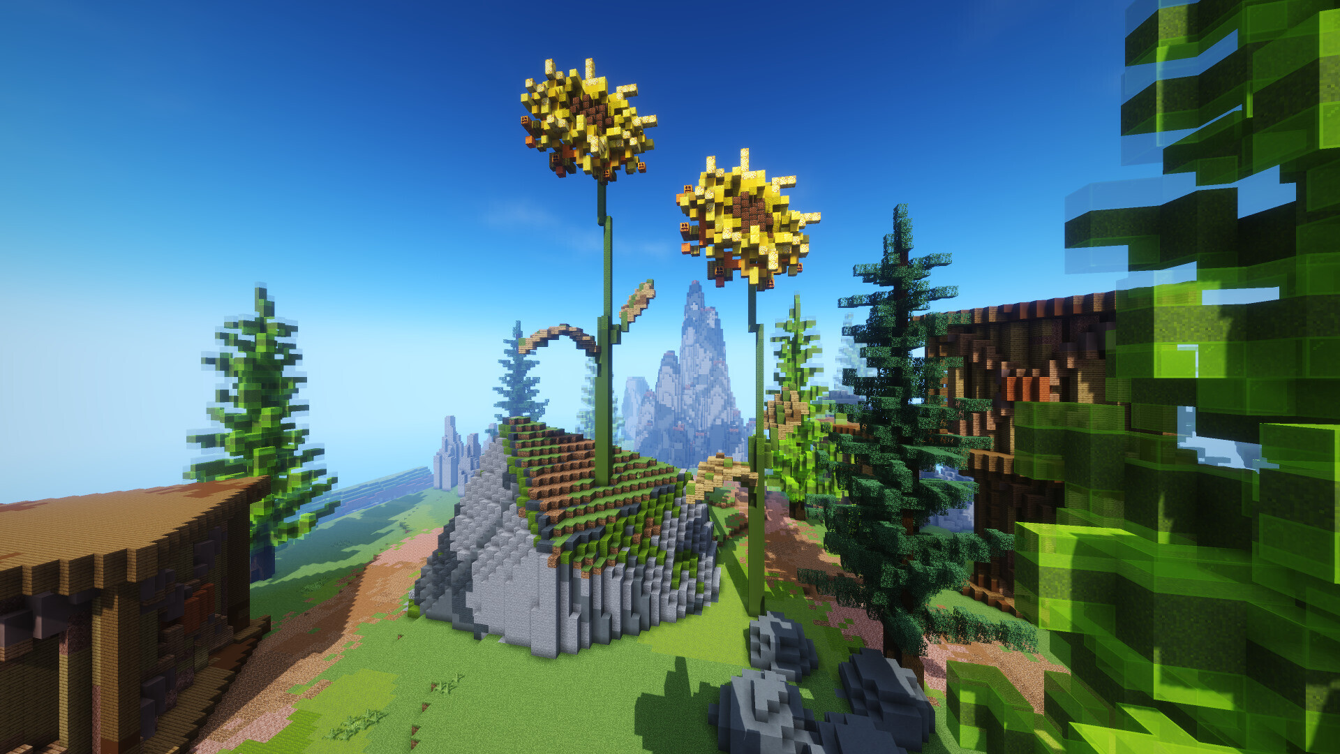 Factions Spawn - Sunflower World Minecraft Map