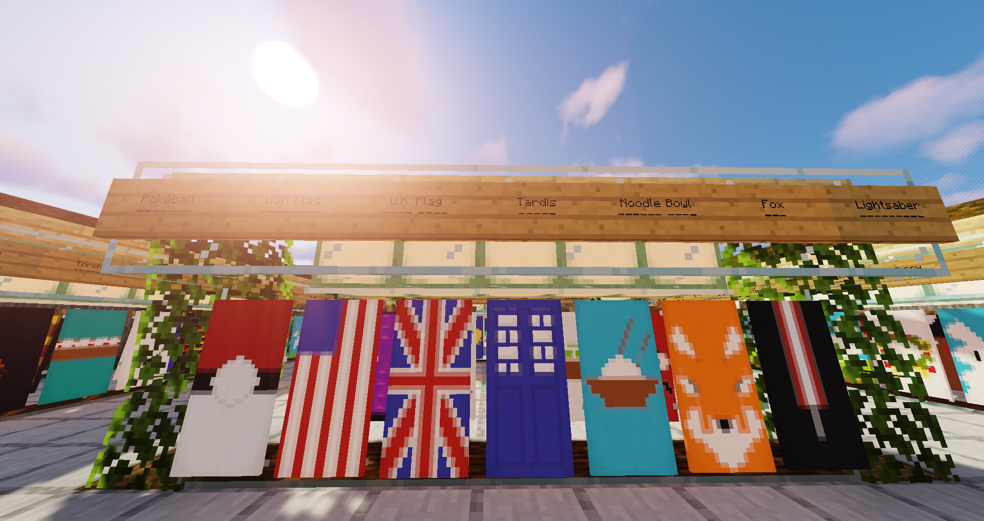 BANNER MANSION - JohnRVF's Banner World! Minecraft Map