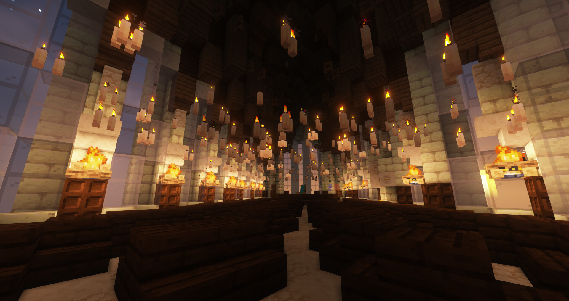 The seven Hogwartses Minecraft Map