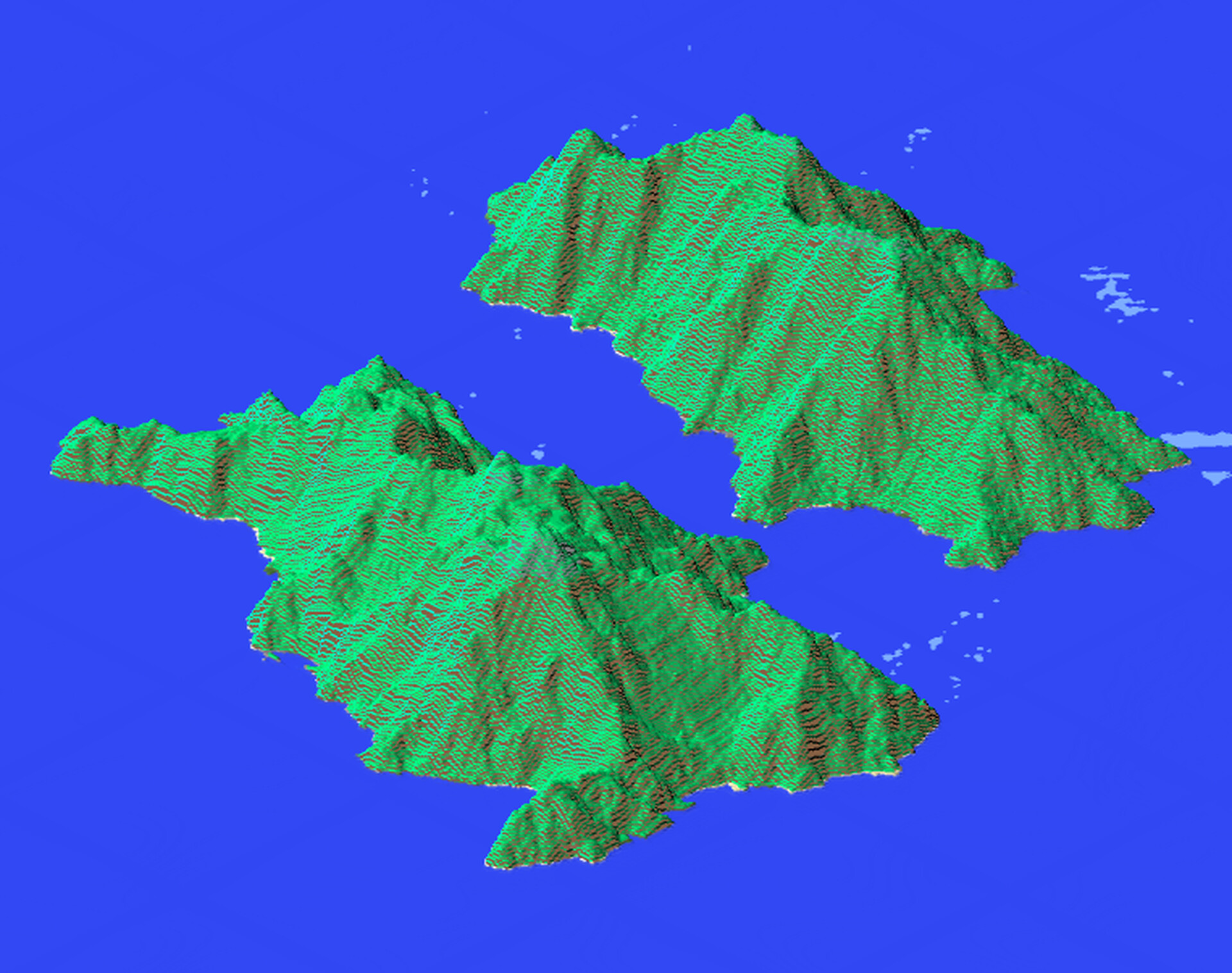 Two Jungle Islands Minecraft Map